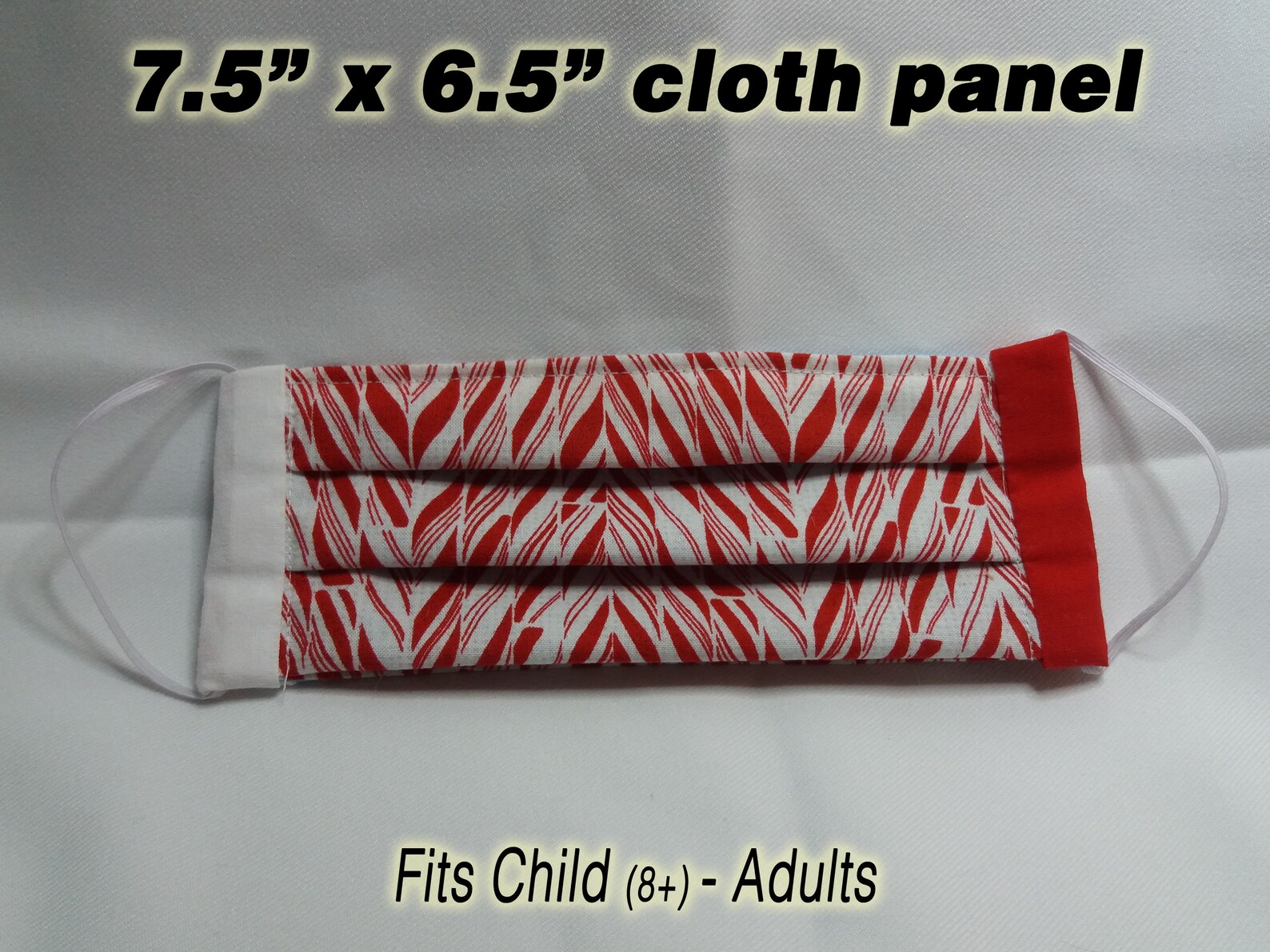 Candy Cane Face Mask Cute Xmas Mask Washable Nose Wire | Etsy