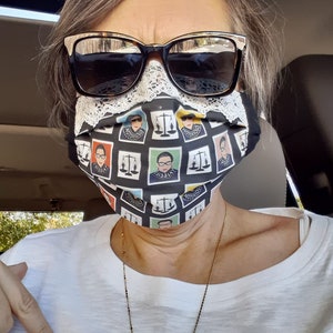 RBG Face Mask | Ruth Bader Ginsburg Face Mask | Dissent Notorious RBG ...