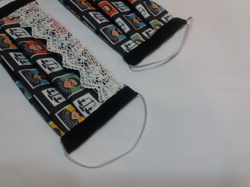 RBG Face Mask Ruth Bader Ginsburg Face Mask Dissent | Etsy