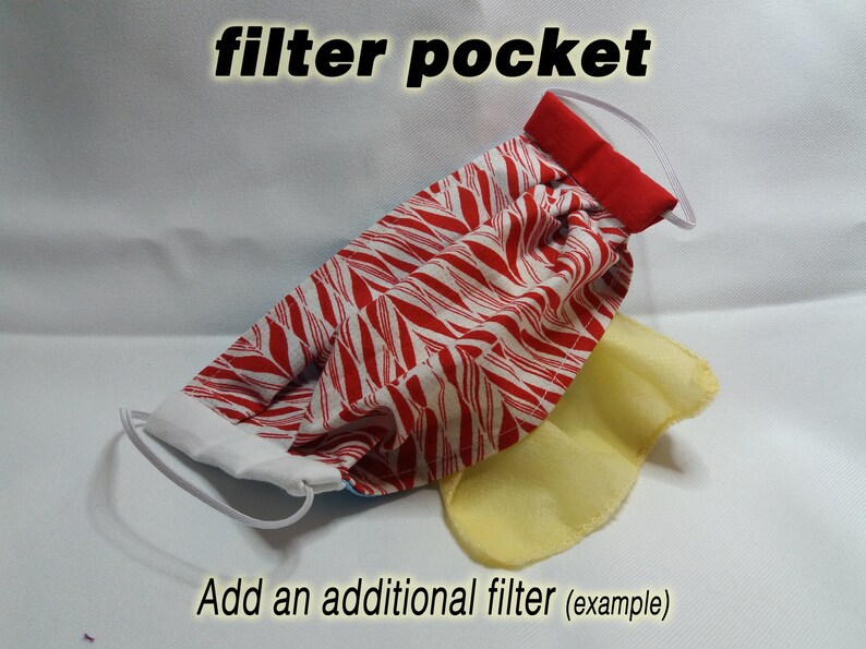 Candy Cane Face Mask Cute Xmas Mask Washable Nose Wire - Etsy