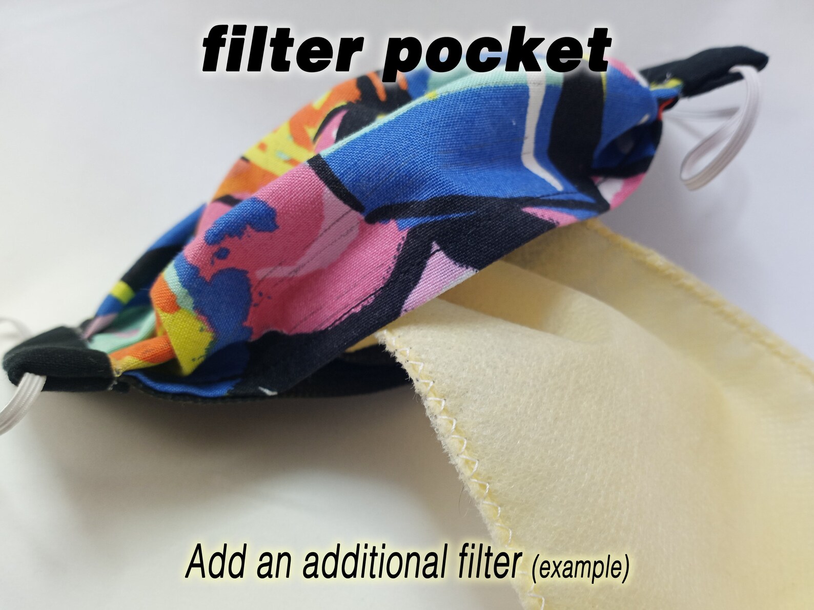 Graffiti Face Mask | Cool Summer Spring Mask | Washable Filter Pocket ...