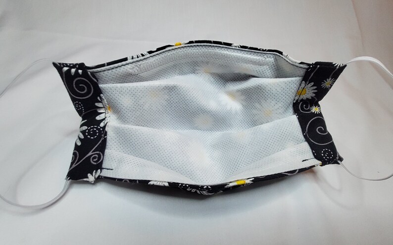 Daisy Face Mask Flower Face Mask | Washable Filter Pocket Nose Wire | 2 ...