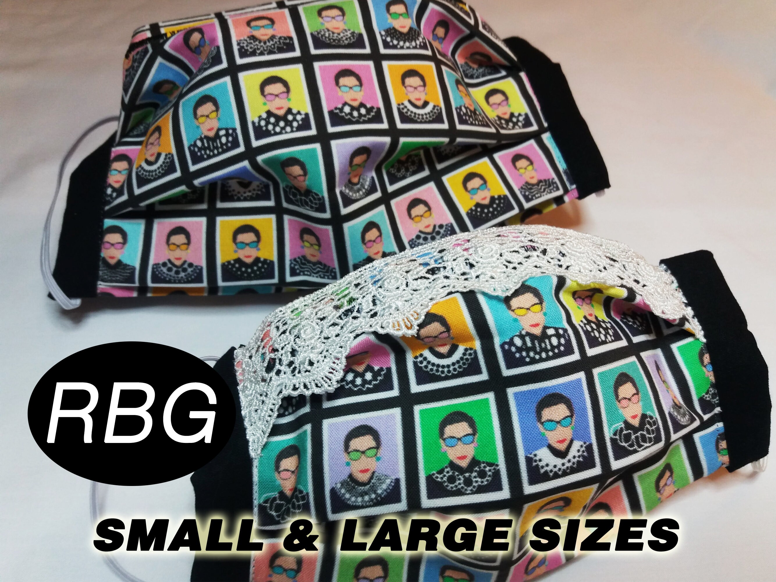 RBG Face Mask Ruth Bader Ginsburg Face Mask Dissent | Etsy