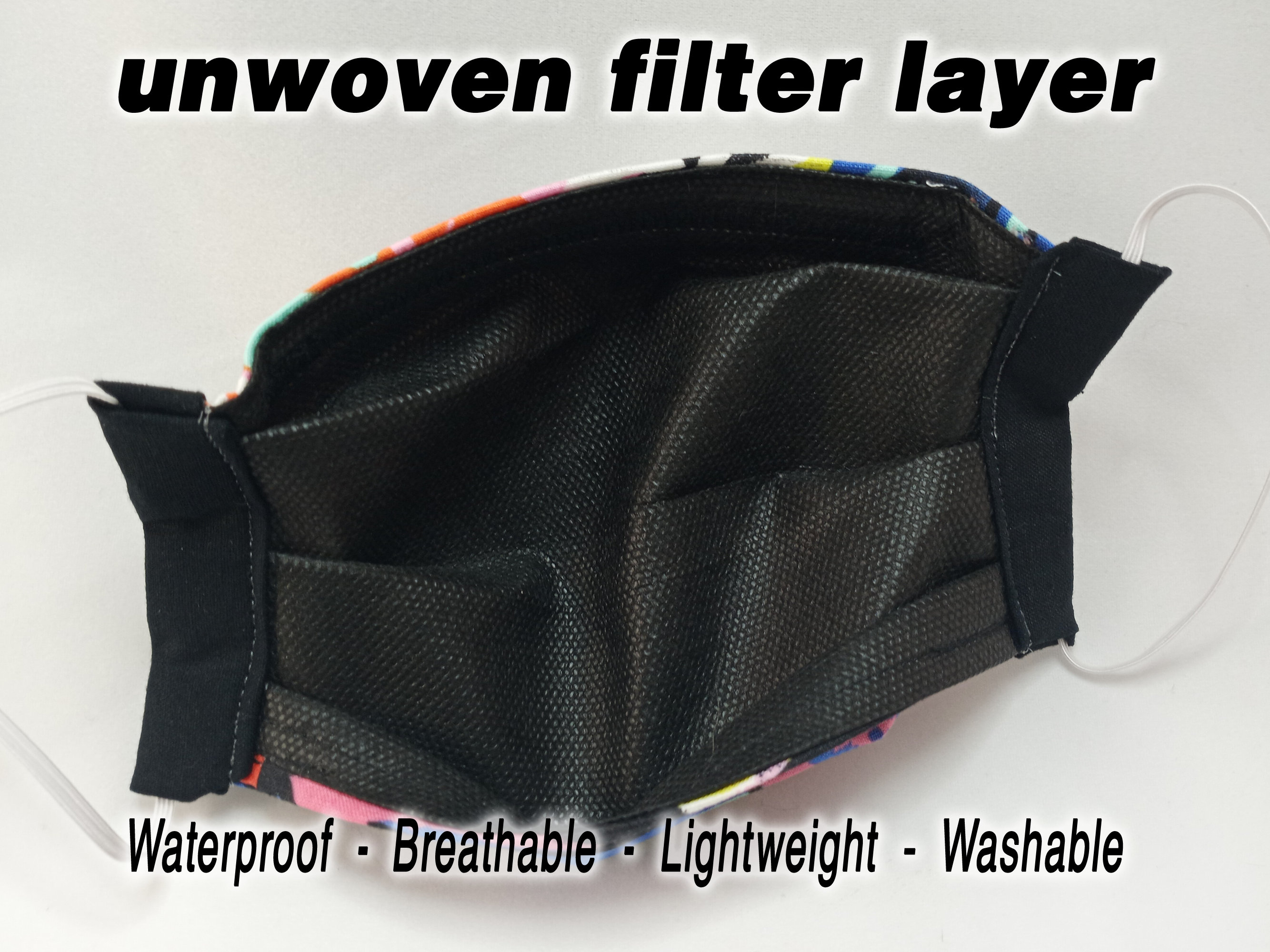 Graffiti Face Mask | Cool Summer Spring Mask | Washable Filter Pocket ...