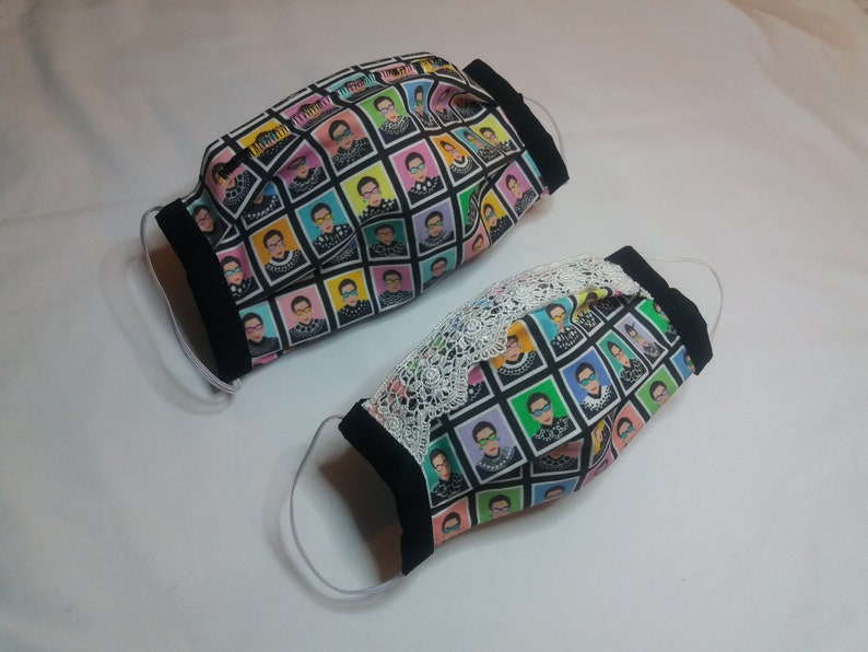 RBG Face Mask Ruth Bader Ginsburg Face Mask Dissent | Etsy