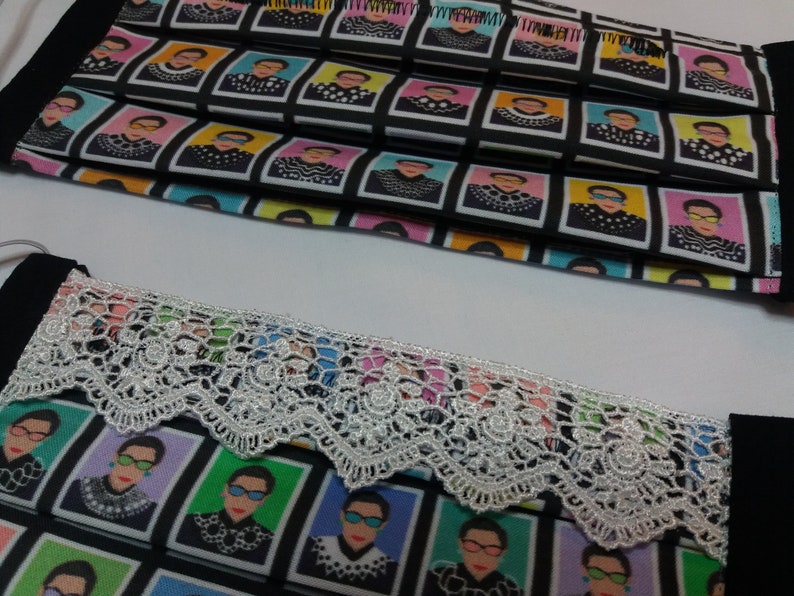 RBG Face Mask Ruth Bader Ginsburg Face Mask Dissent | Etsy