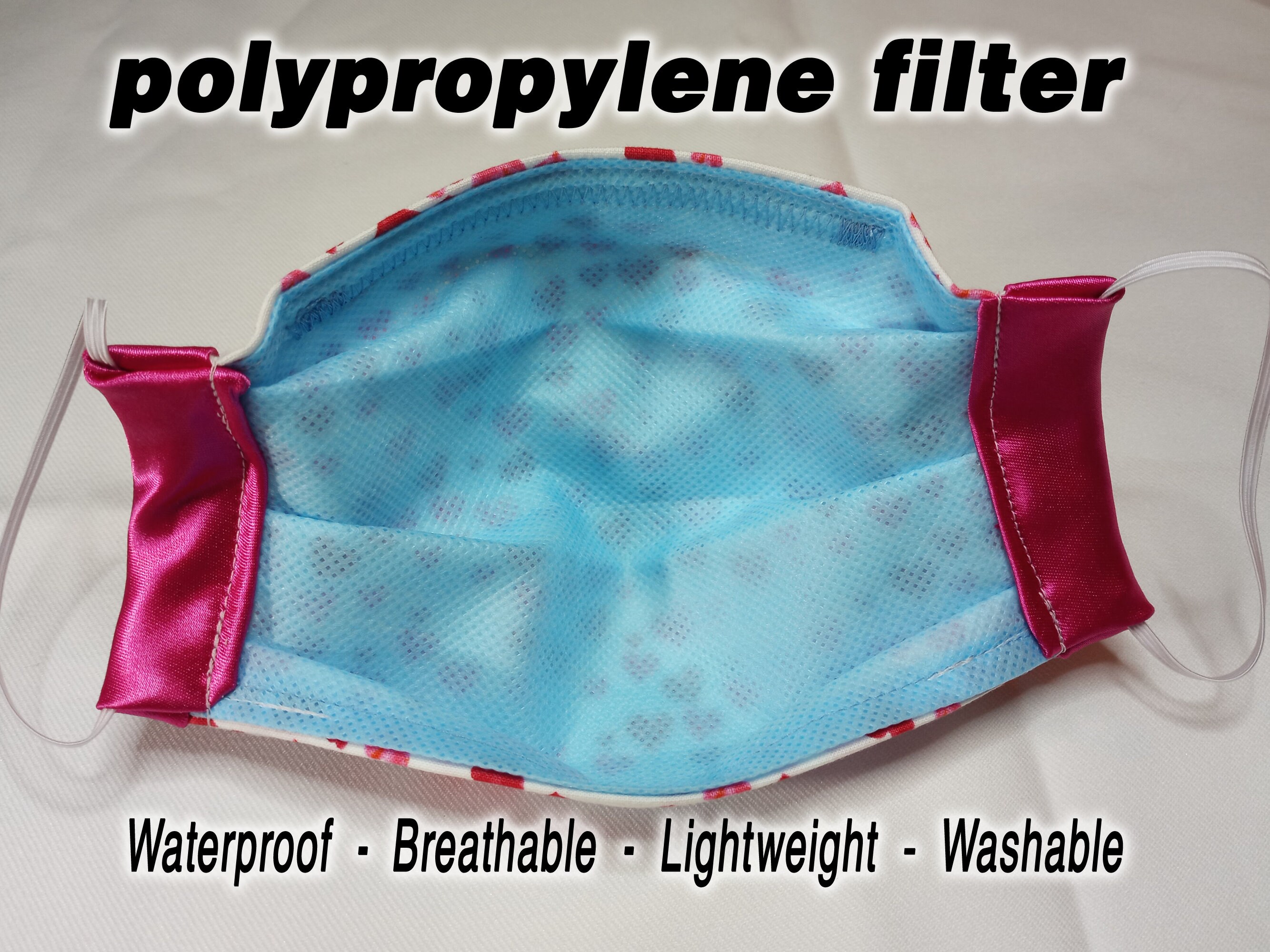 Valentines Day Mask With Nose Wire Cute Hearts Face Mask | Etsy