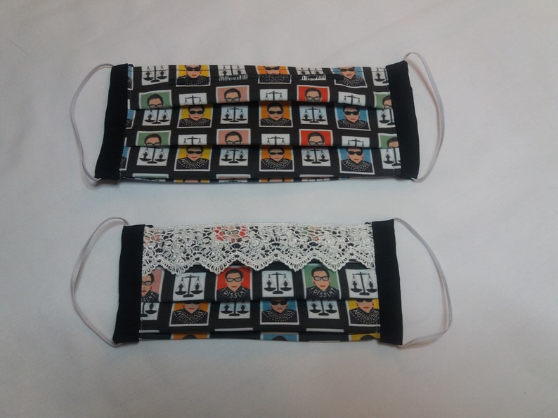 RBG Face Mask Ruth Bader Ginsburg Face Mask Dissent | Etsy