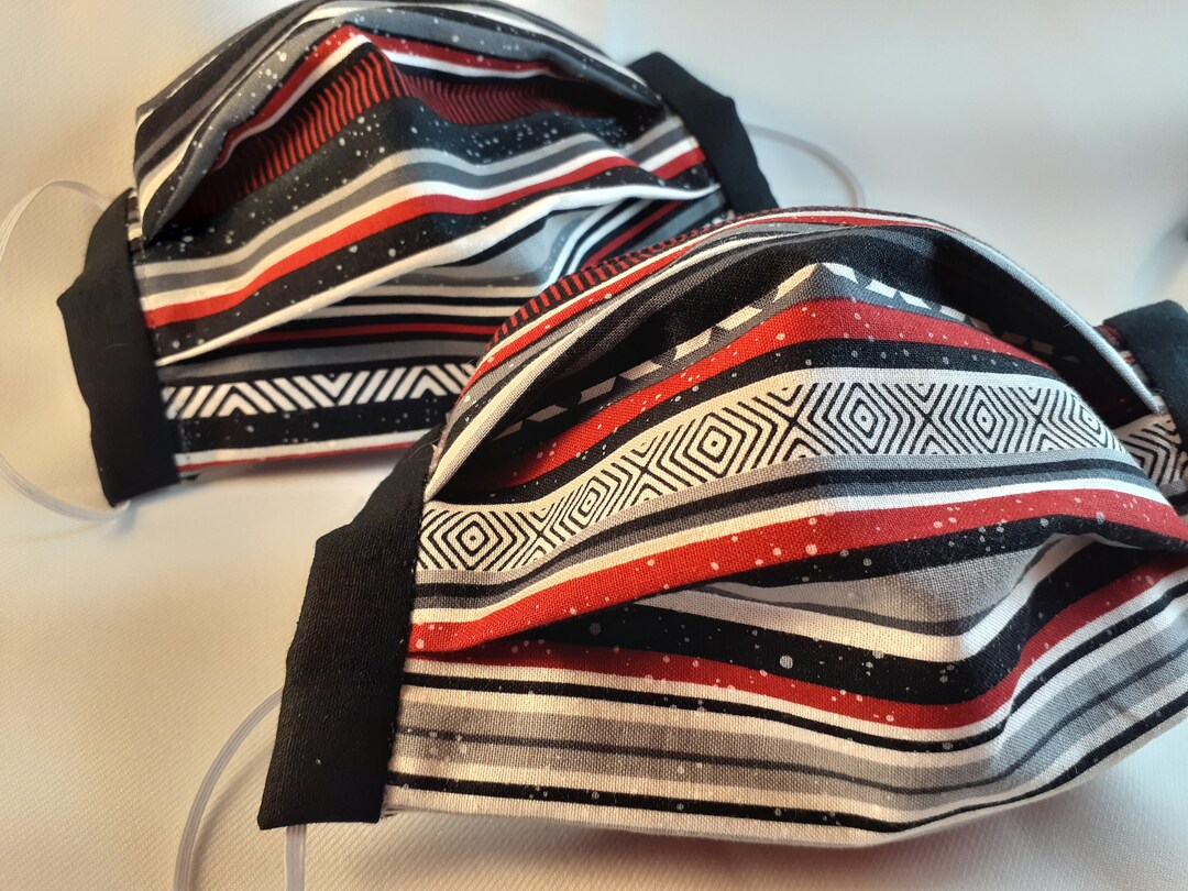 Christmas Winter Mask | Xmas Stocking Stuffer | Washable Nose Wire ...