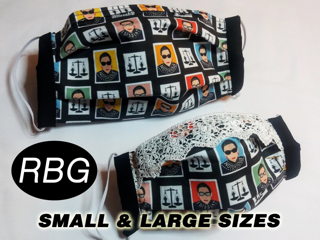 RBG Face Mask | Ruth Bader Ginsburg Face Mask | Dissent Notorious RBG ...