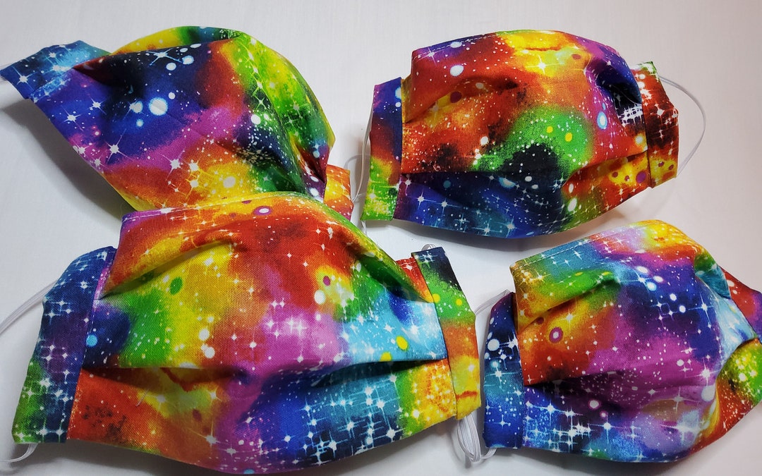 LGBT Pride Rainbow Face Mask Washable Reusable Filter Pocket Nose Wire ...