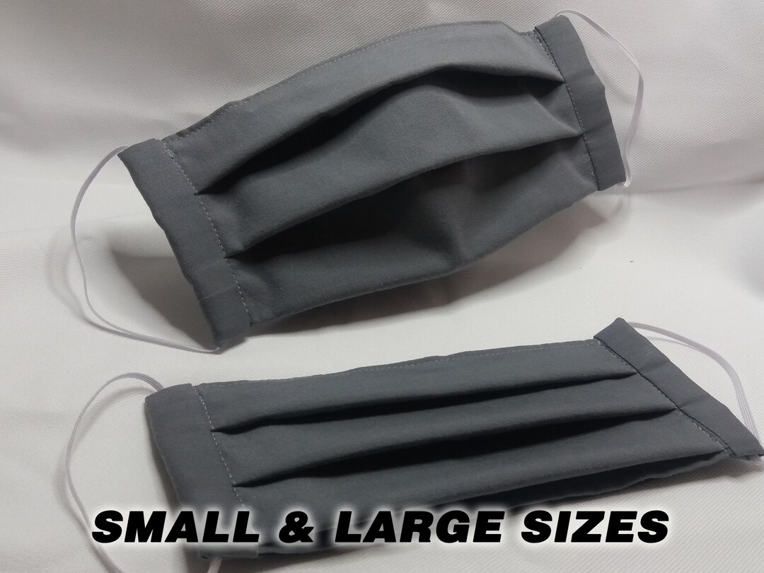 Gray Solid Color Mask | Business Work Face Mask | Washable Nose Wire ...