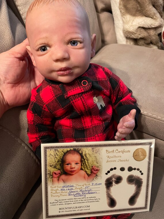 Realborn Steven Awake Reborn Doll | Etsy