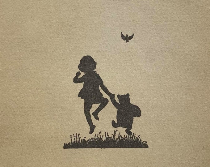 1965 Vintage 'the House at Pooh Corner' Original Black - Etsy