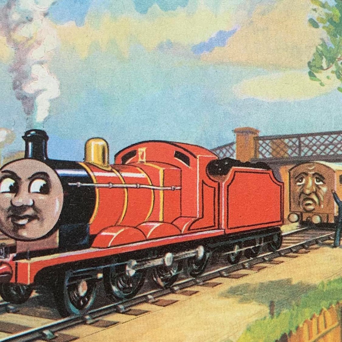 1969 Original Vintage C Reginald Dalby James the Red Engine - Etsy