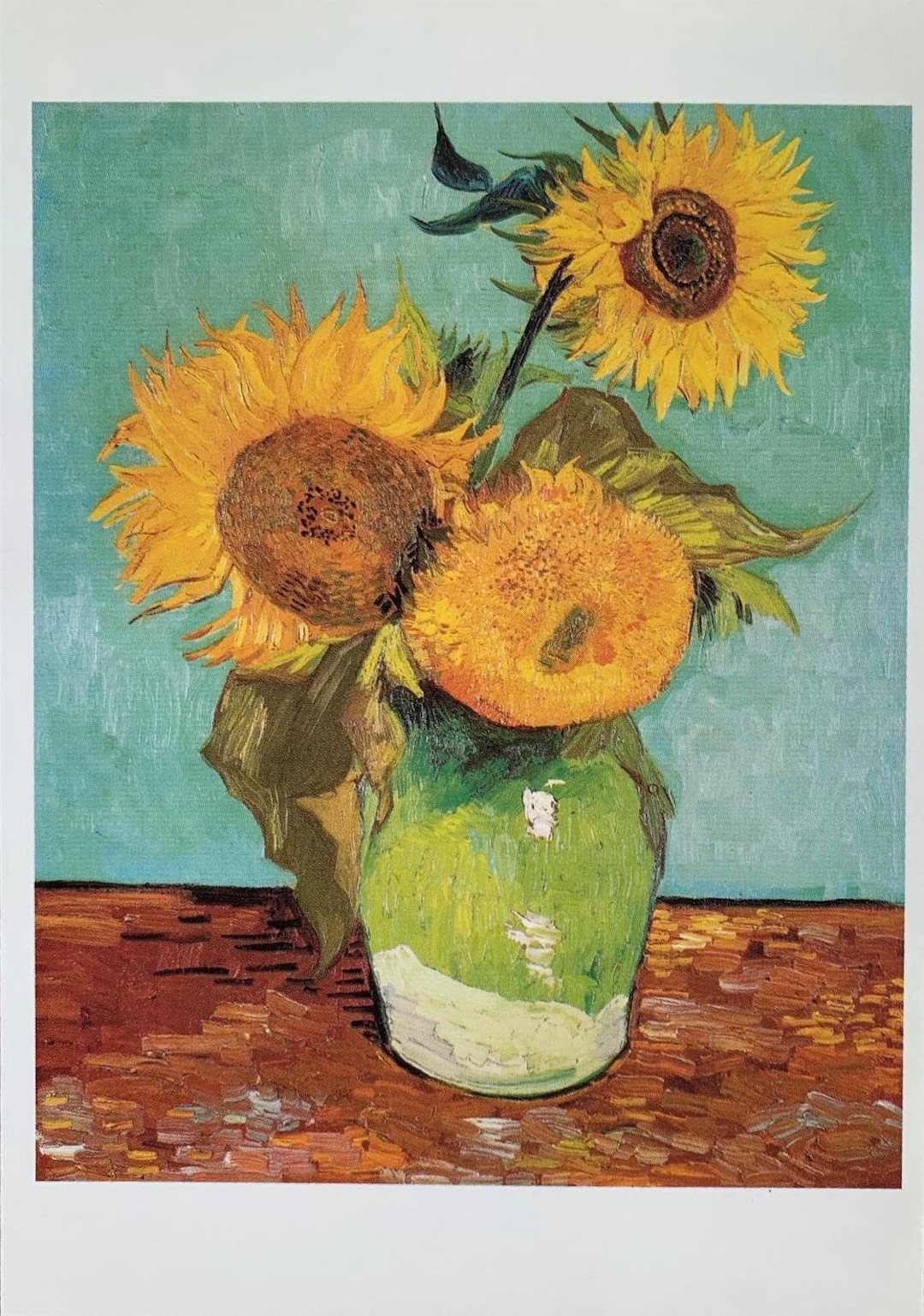 Vincent Van Gogh 'three Sunflowers in A Vase', Original Taschen ...
