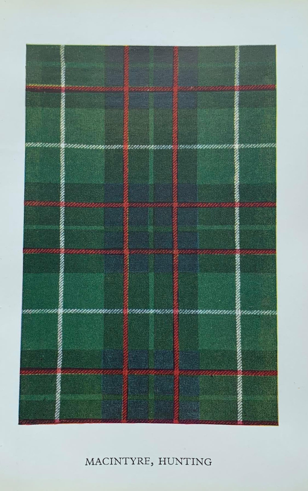 MACINTYRE 1949 Original Vintage Print From the Clans and Tartans of ...