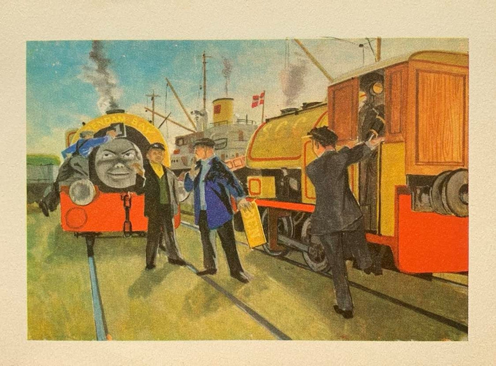 1970's Original Vintage C Reginald Dalby Main Line Engines | Etsy