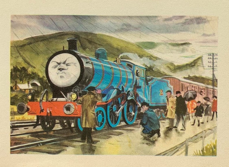 1970's Original Vintage C Reginald Dalby Main Line Engines | Etsy