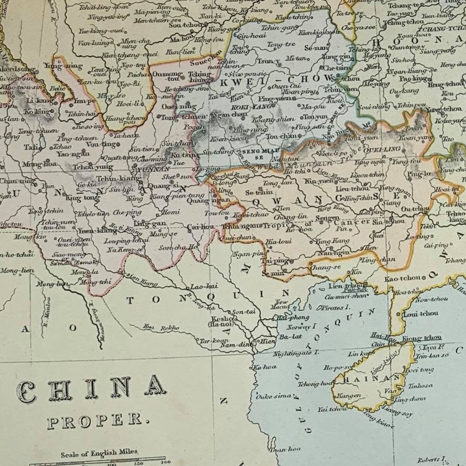 Original 100 Years Old Colour Plate Map of China From the - Etsy UK