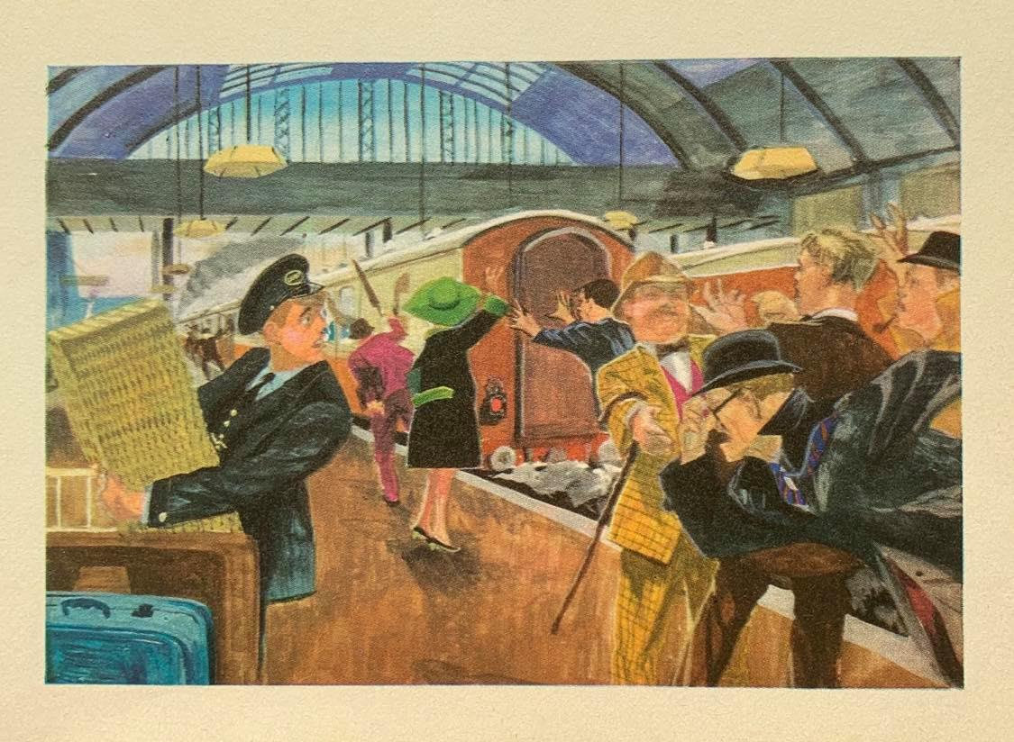 1970's Original Vintage C Reginald Dalby Main Line Engines - Etsy