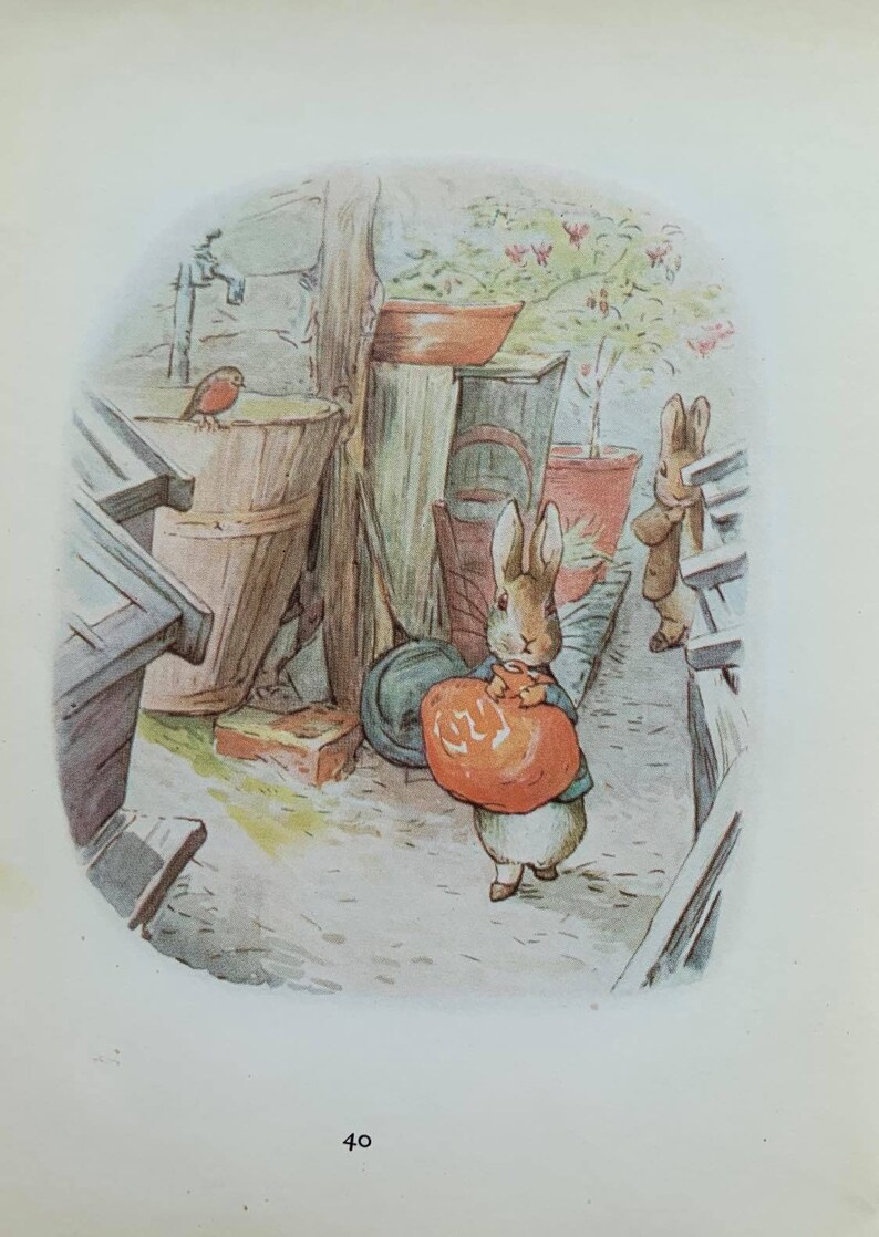 1920's Vintage 'peter Rabbit Thinking' and - Etsy UK