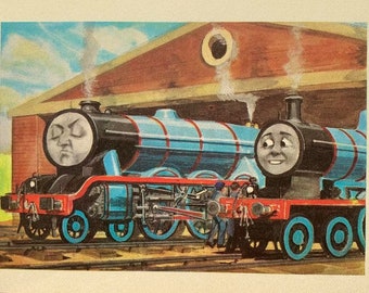 1970's Original Vintage C Reginald Dalby Main Line Engines | Etsy