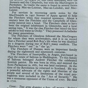 FLETCHER 1949 Original Vintage Print From the Clans and Tartans of ...
