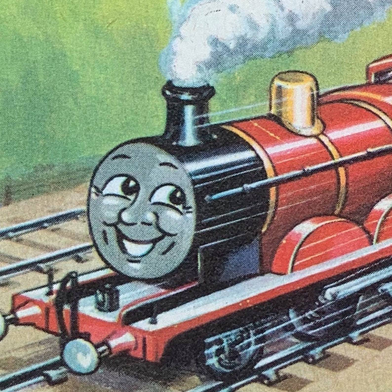 1969 Original Vintage C Reginald Dalby James the Red Engine | Etsy