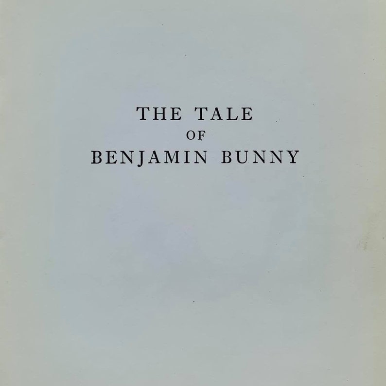 1920's Vintage 'Peter Rabbit Thinking' and | Etsy