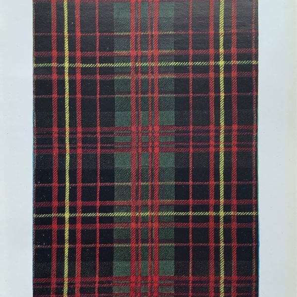 Tartan Ribbon Clan Cameron of Erracht - Etsy