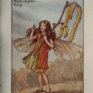 1920's Original Vintage 'the Song of the Hazel-catkin Fairy' Flower ...