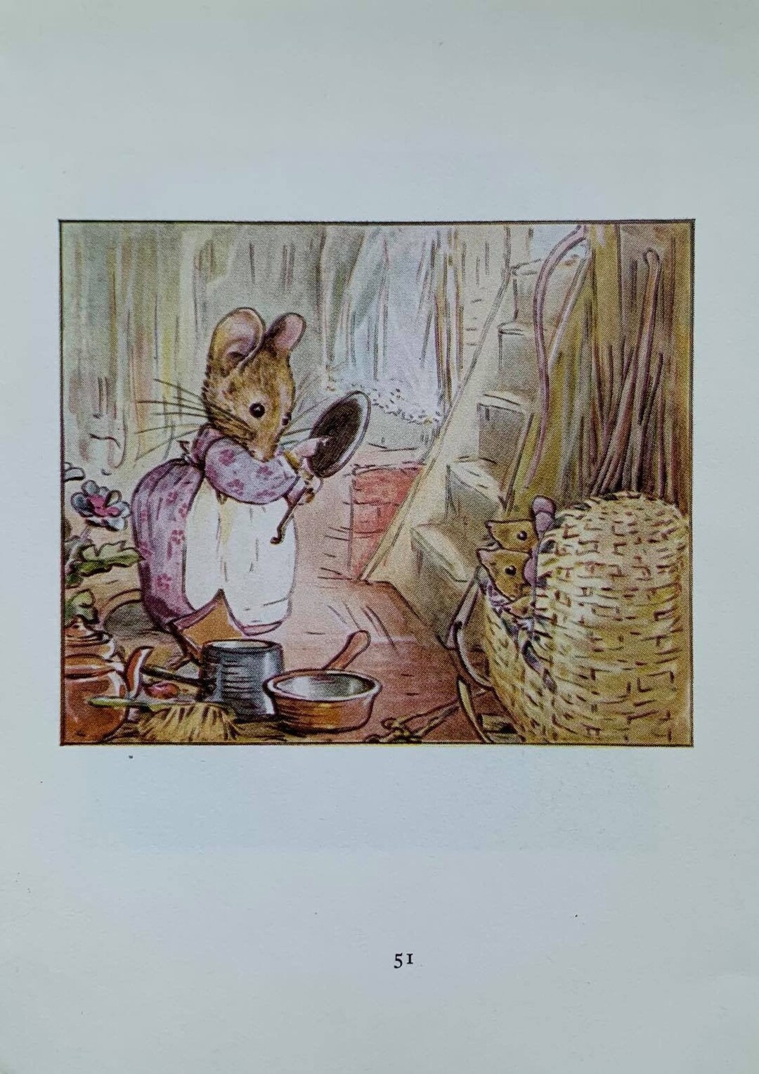 1950's Vintage 'the Tale of Two Bad Mice' 'hunca Munca Caught by the ...