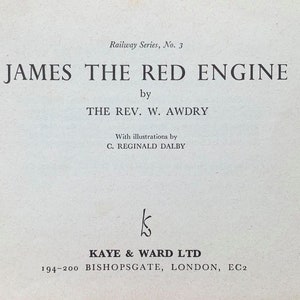1969 Original Vintage C Reginald Dalby James the Red Engine 'the Fat ...