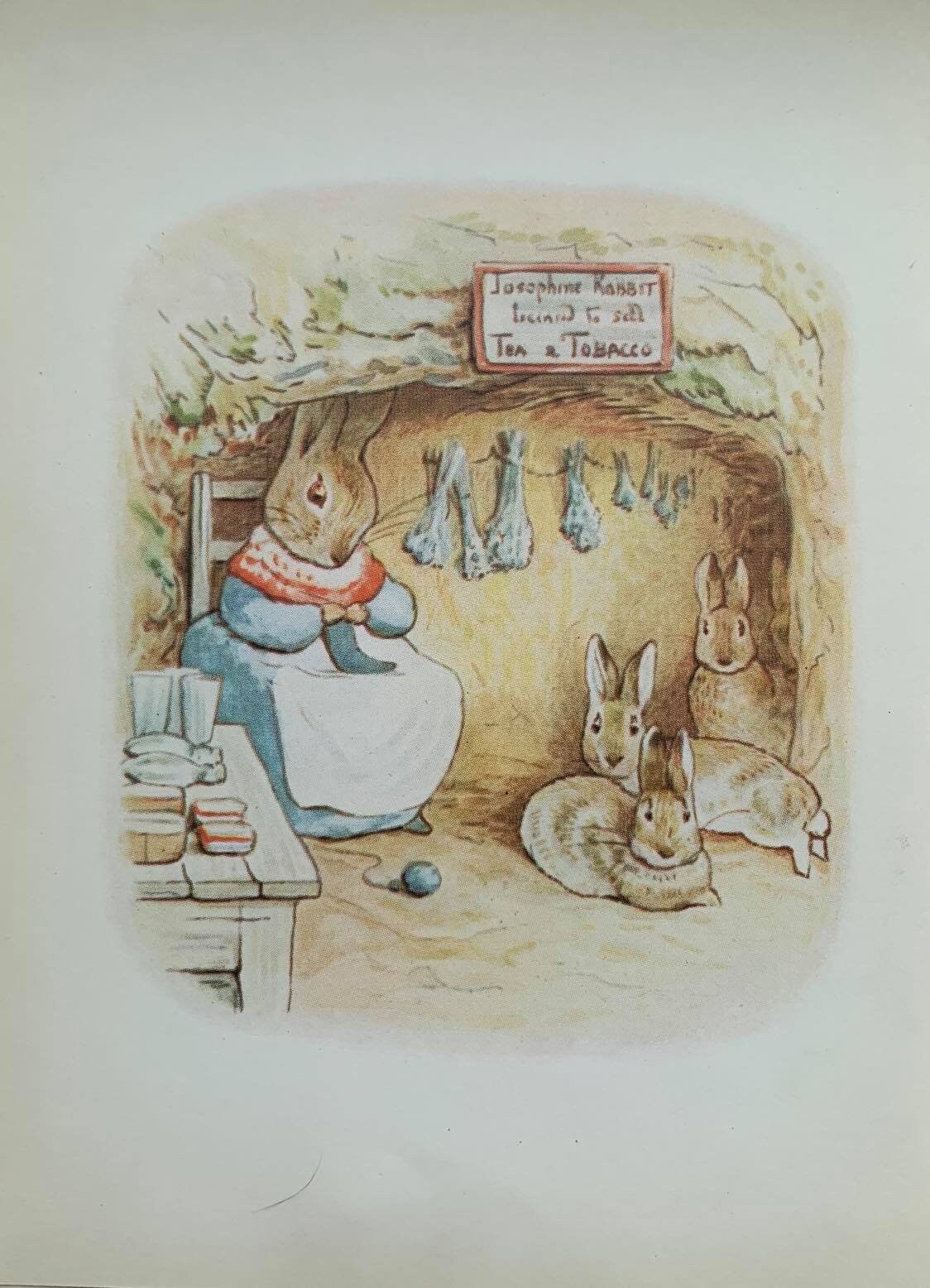 1920's 'flopsy Mopsy and Cotton Tail' Original - Etsy