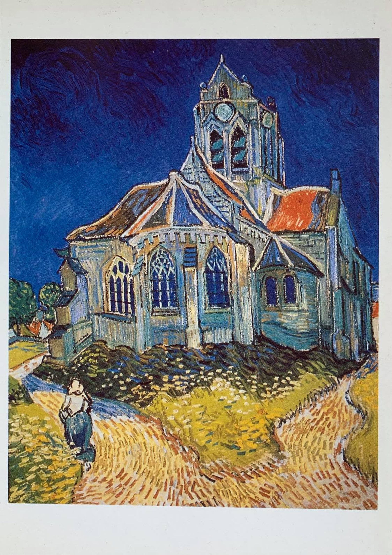 Vincent Van Gogh 'the Church at Auvers' Original - Etsy