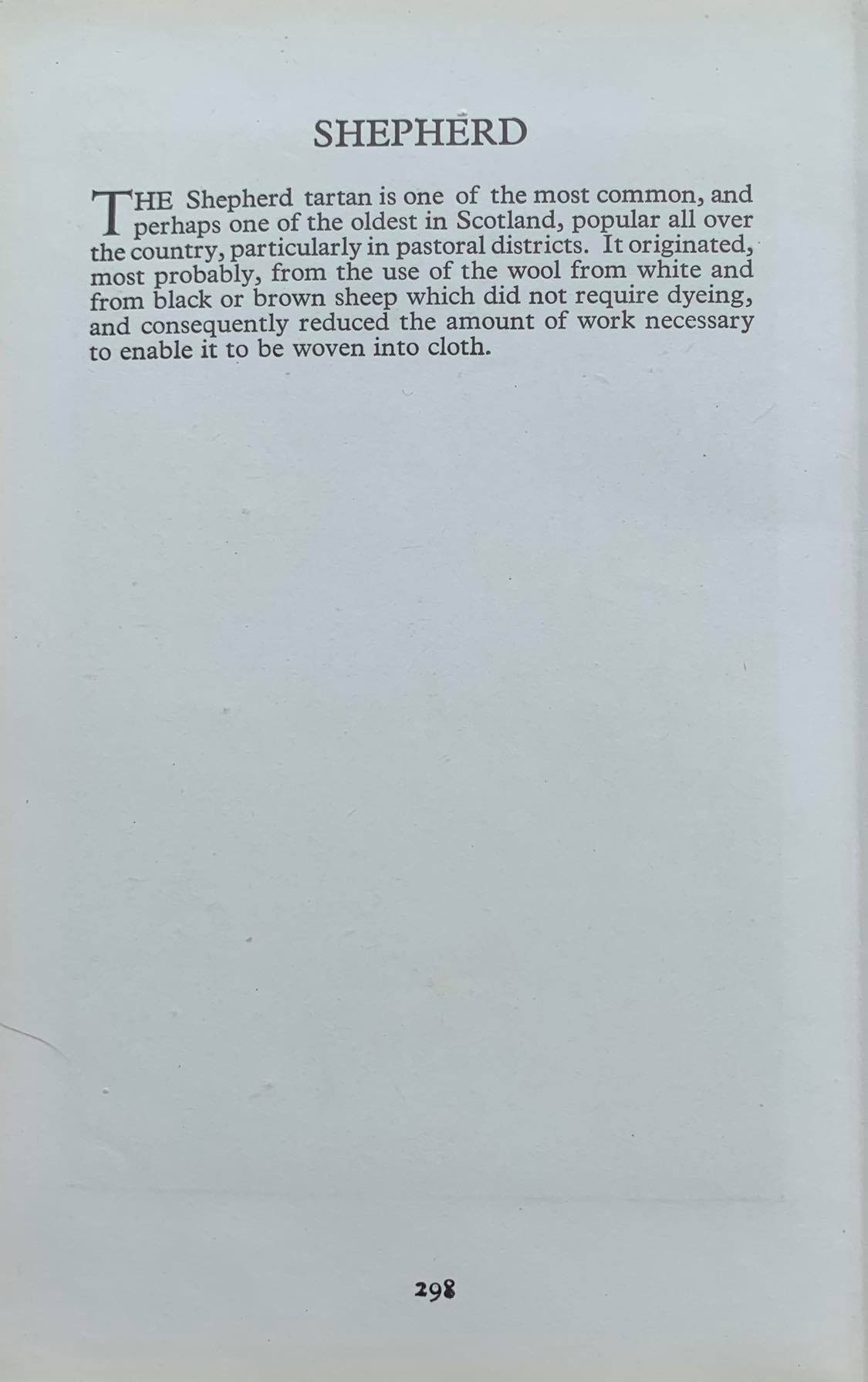 SHEPHERD 1949 Original Vintage Print From the Clans and - Etsy