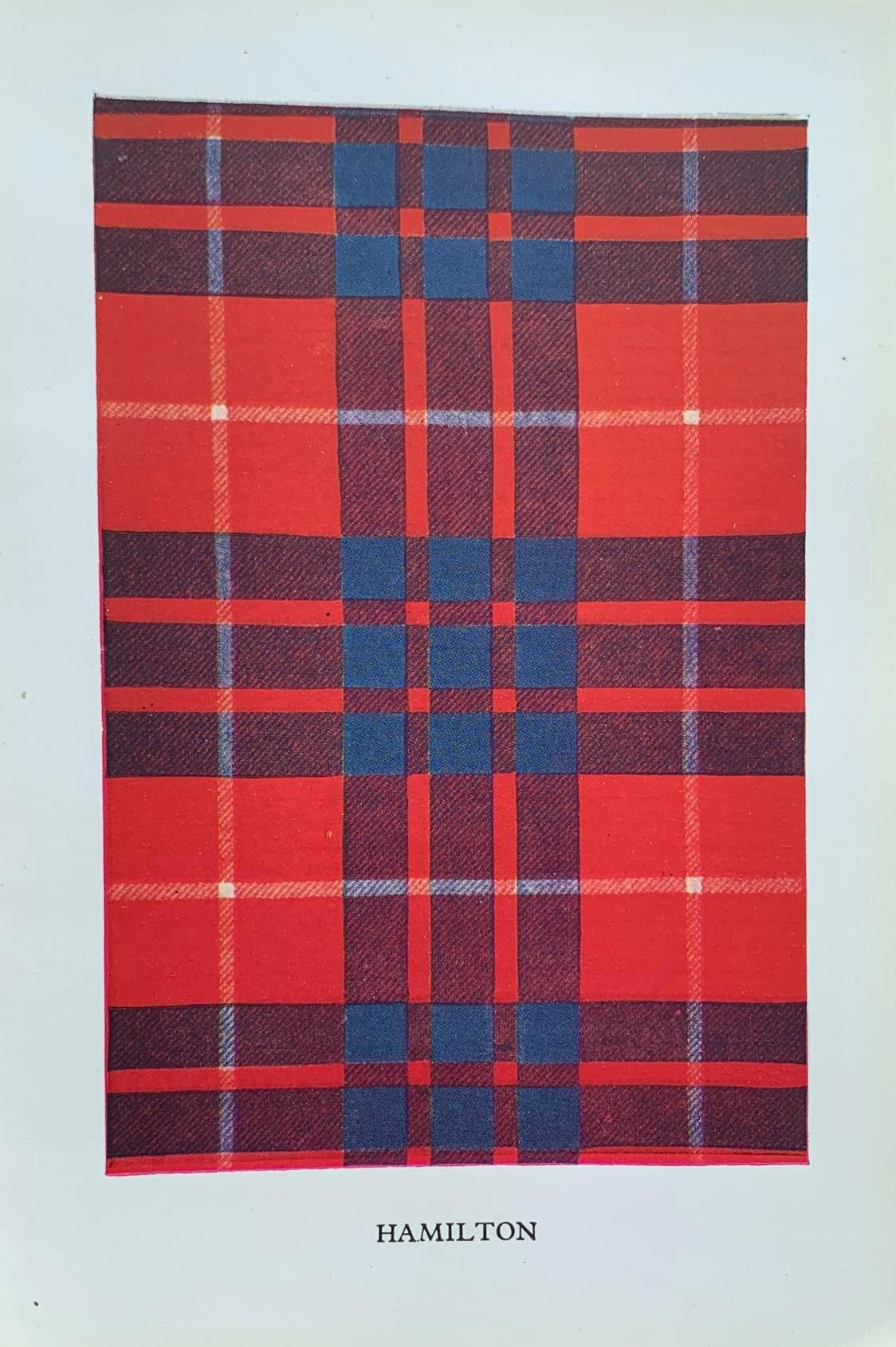 HAMILTON 1949 Original Vintage Print From the Clans and - Etsy