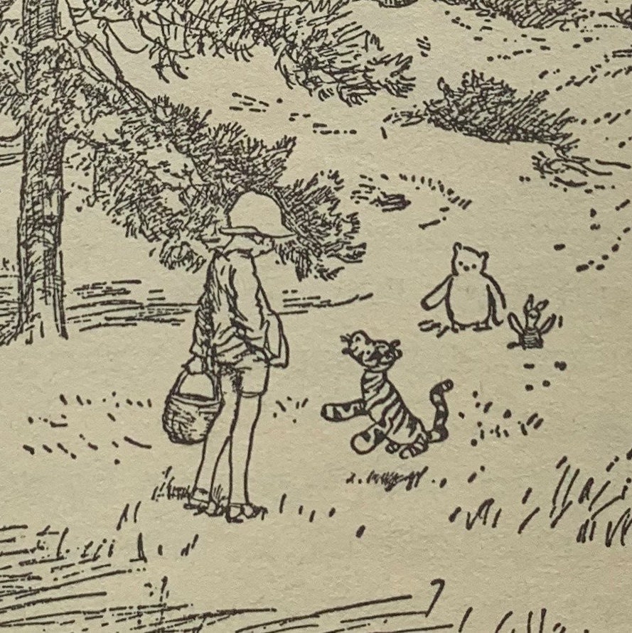 1965 Vintage 'the House at Pooh Corner' Original Black - Etsy