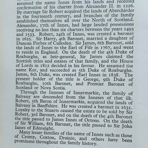 INNES OR MACINNES 1949 Original Vintage Print From the Clans - Etsy