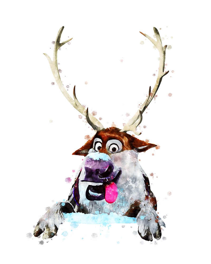 Baby Sven Frozen Drawing