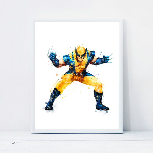 Wolverine Painting - Etsy