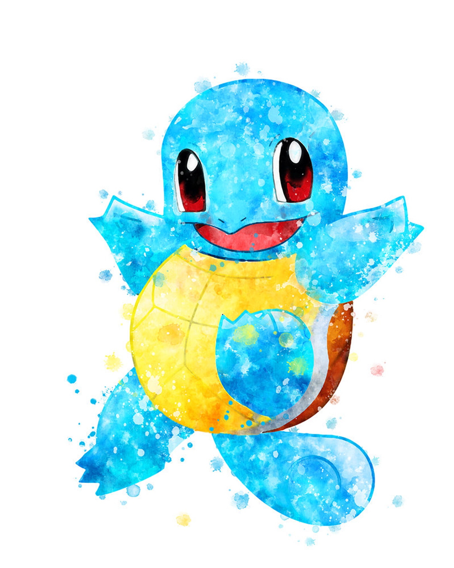 Pokemon Watercolor Print Pokemon Poster Wall Art Pokemons - Etsy