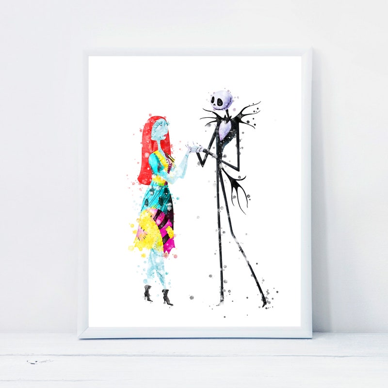 Jack and Sally Printable - Etsy