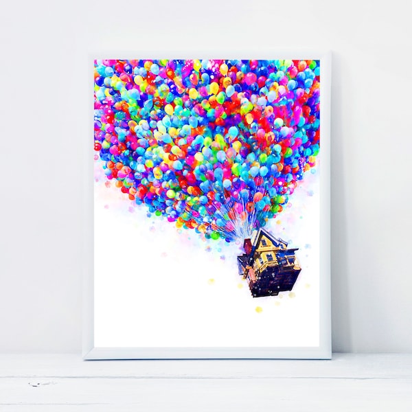 Up house drawing - Etsy México