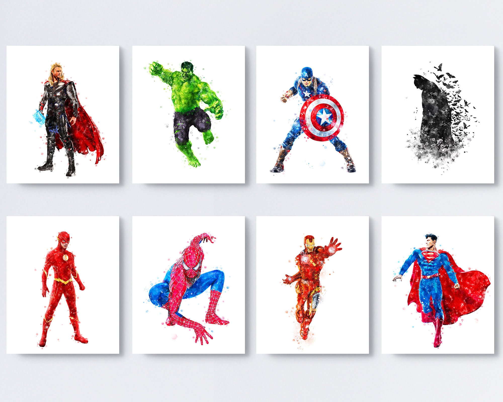 Art Deco Posters Super Hero