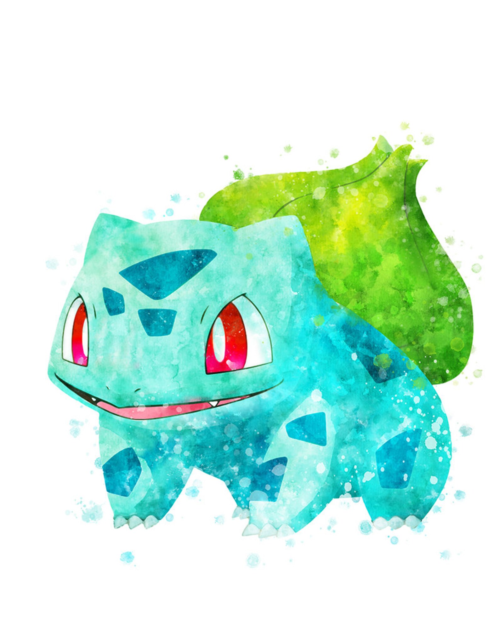 Pokemon Watercolor Print Pokemon Poster Wall Art Pokemons - Etsy