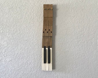 Upcycled Piano Keys - Key Holder Large - Etsy