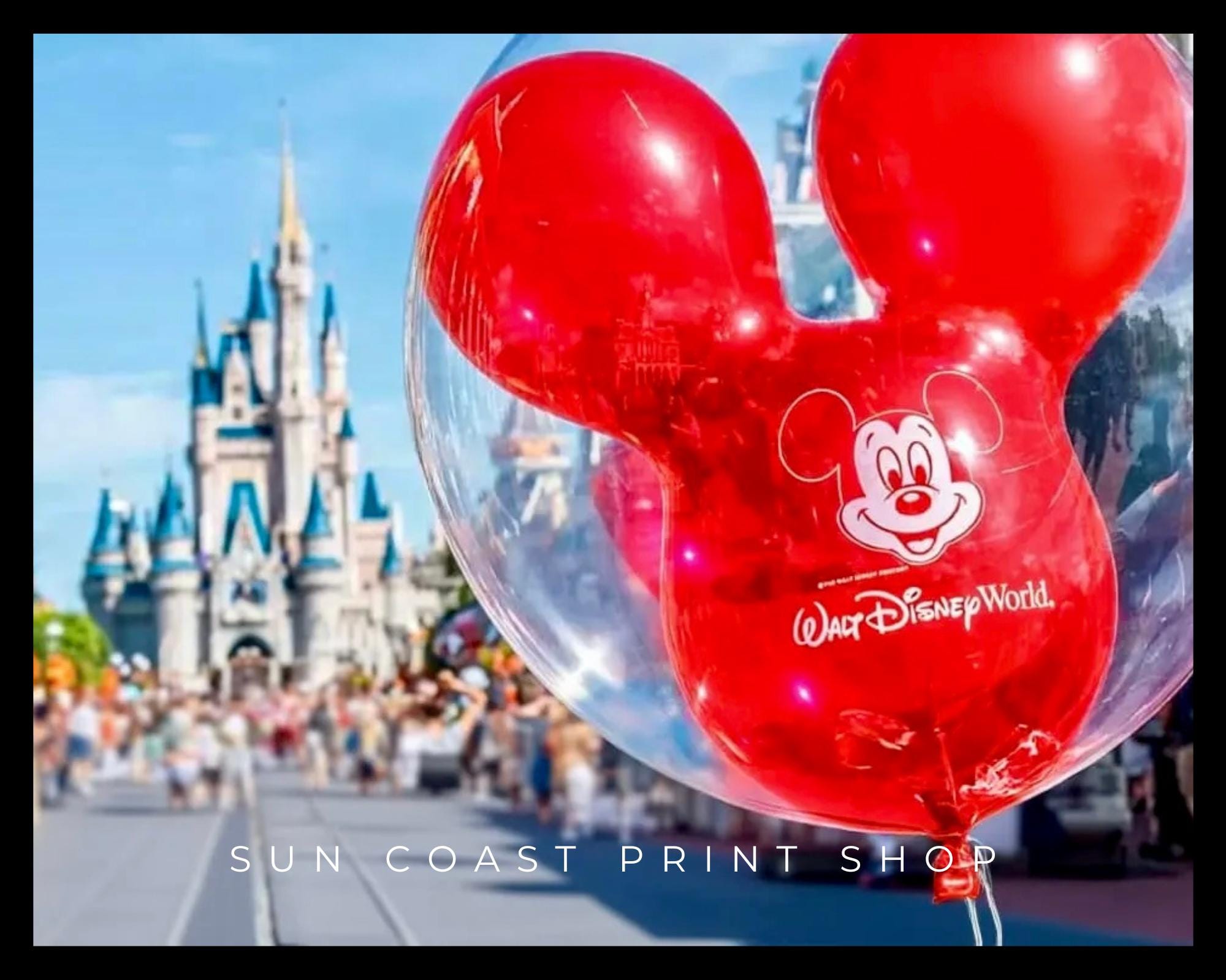 Mickey Mouse Balloon PRINTABLE / Disney World Main Street PRINTABLE ...