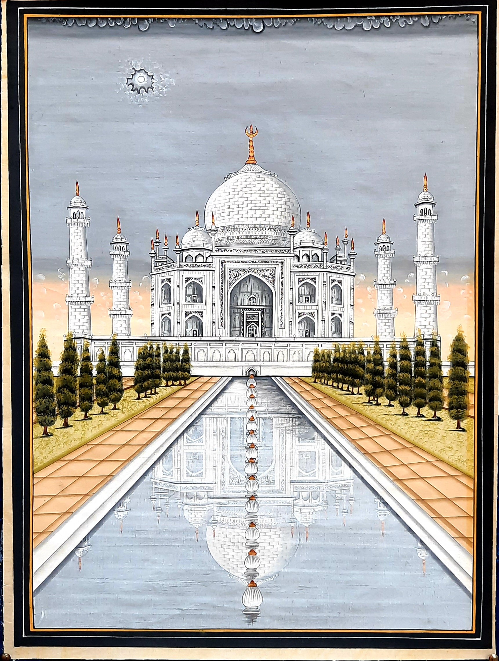 Taj Mahal Painting, Taj Mahal Painting on Sell,taj Mahal Miniature ...